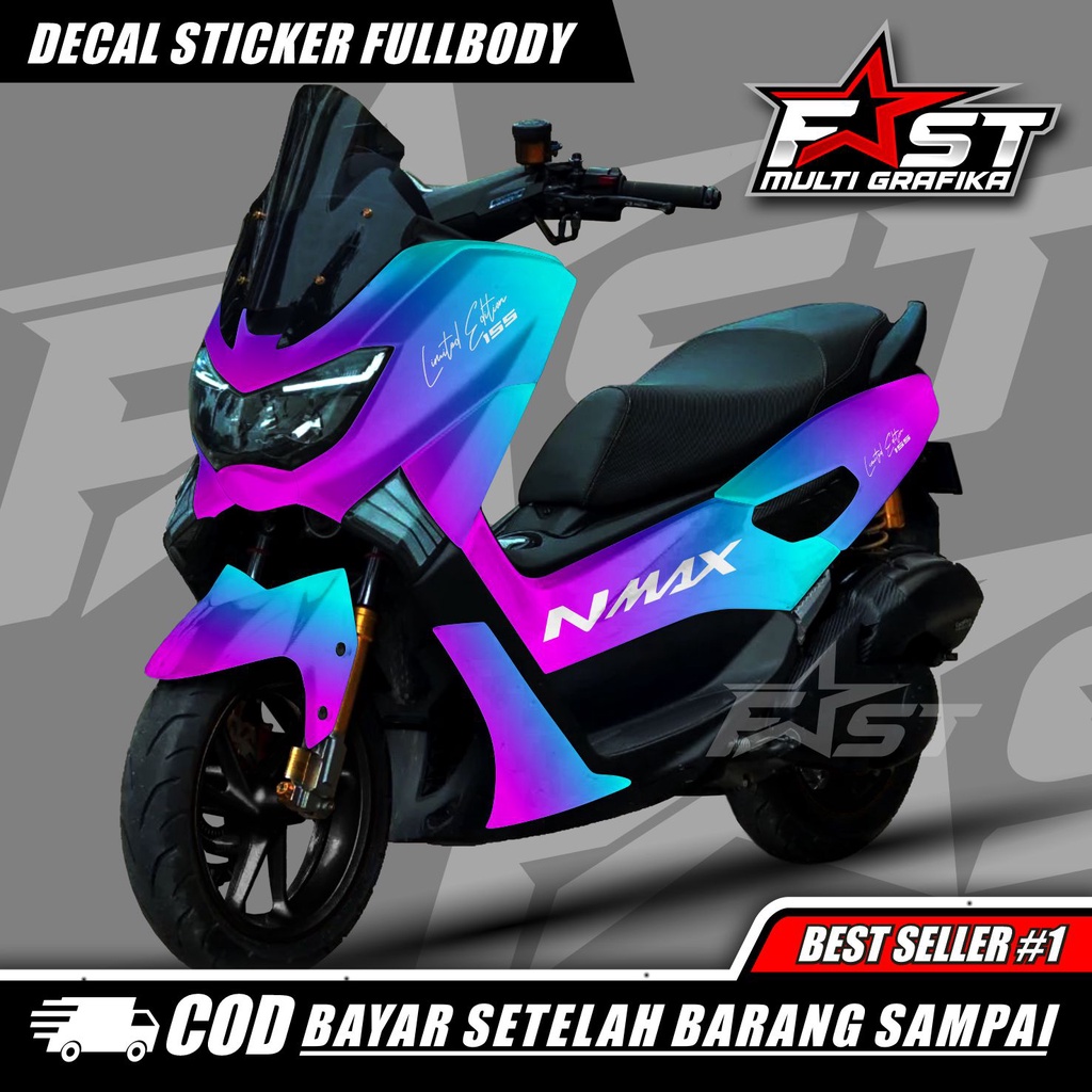 Jual Decal stiker nmax old stiker nmax full body bunglon decal nmax old ...