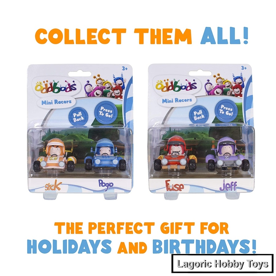 Jual Oddbods Mini Racers One Animation Mix Varian Mainan Figure ...