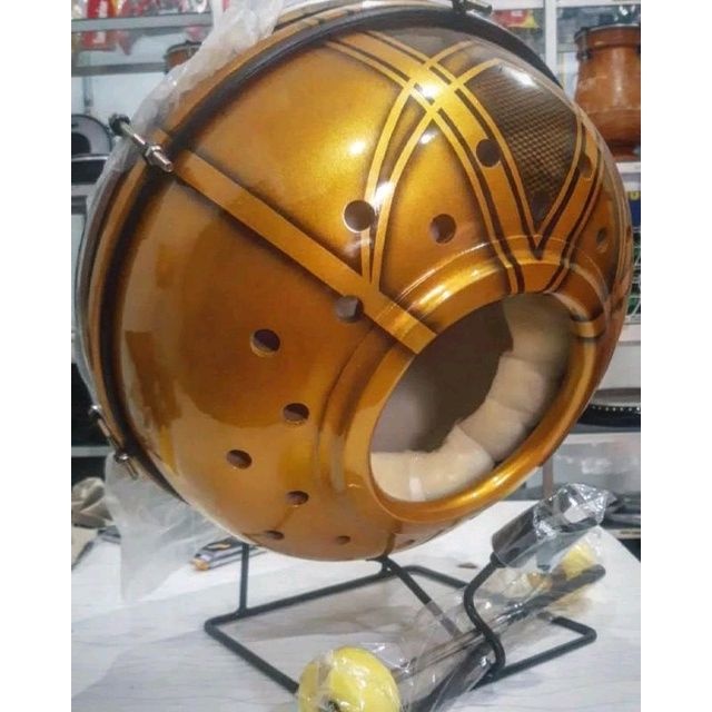 Jual bas hadroh bas tawon motif uk 16inc made in jepara (bonus tas ...