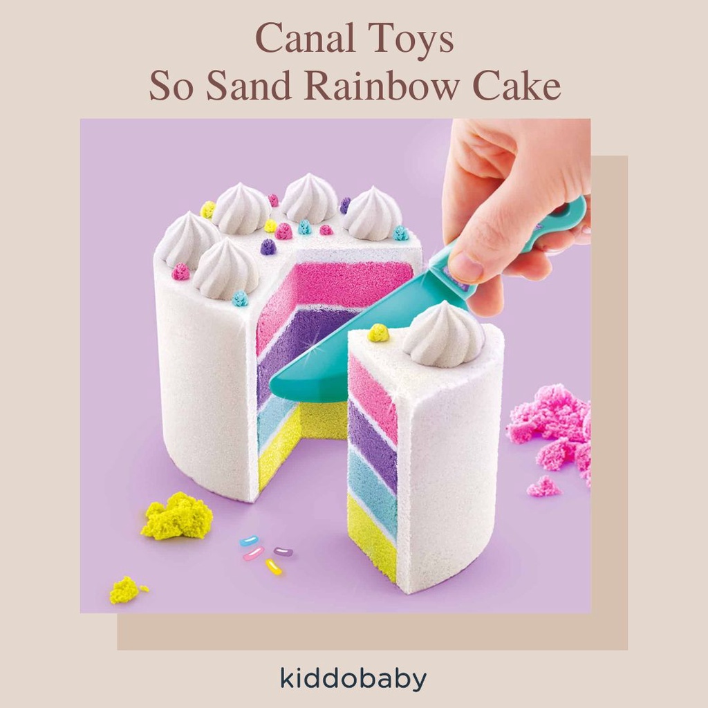 Jual Canal Toys - So Sand Rainbow Cake | Mainan Pasir Anak | Shopee ...