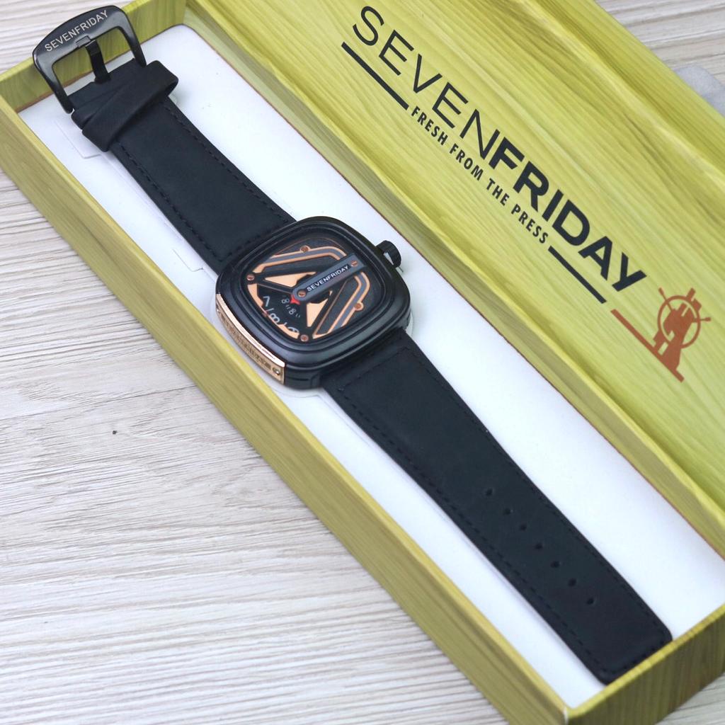 Jual ( BISA COD ) Jam Tangan Pria SEVEN FRIDAY M2 / 02 SF Kulit Body ...