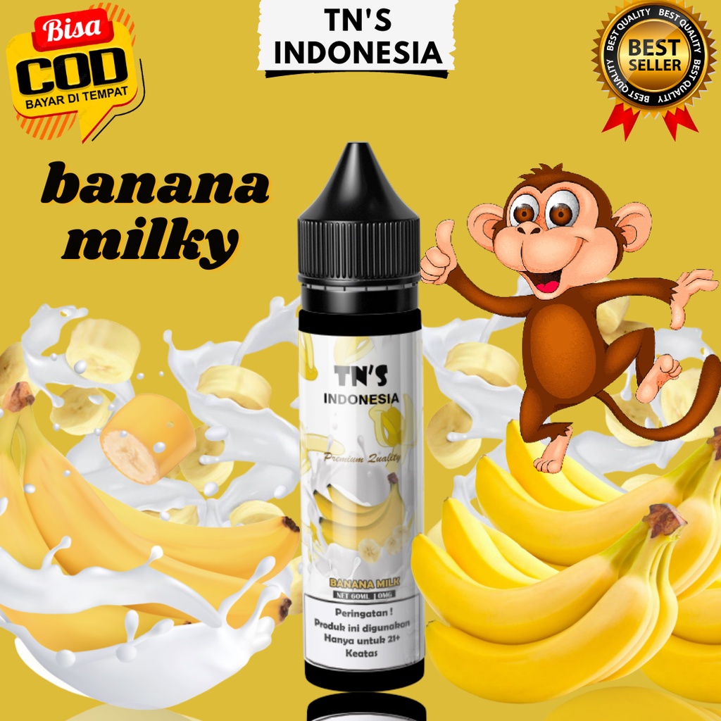 Jual Liquids 60ml banana milky varian likuids paling enak | pods ...