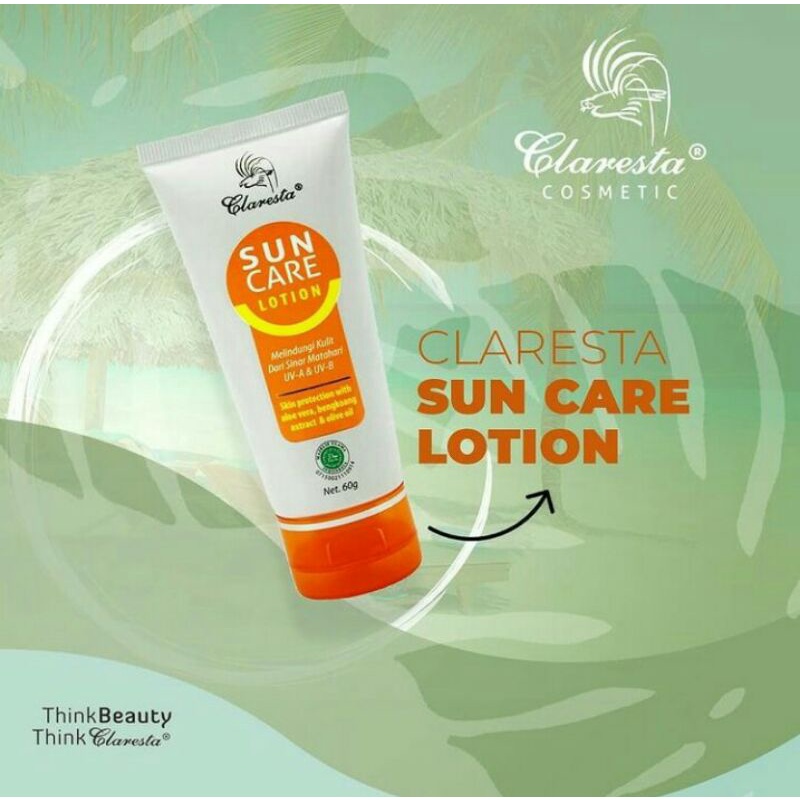 Jual Claresta sun care lotion 60 gr | Shopee Indonesia