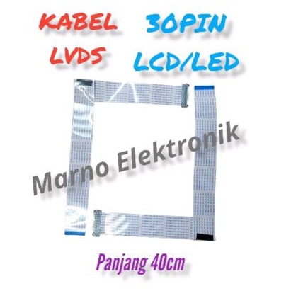 Jual KABEL LVDS 30PIN UNTUK LCD LED KABEL FLEXIBEL DARI MB KE TIKON ...