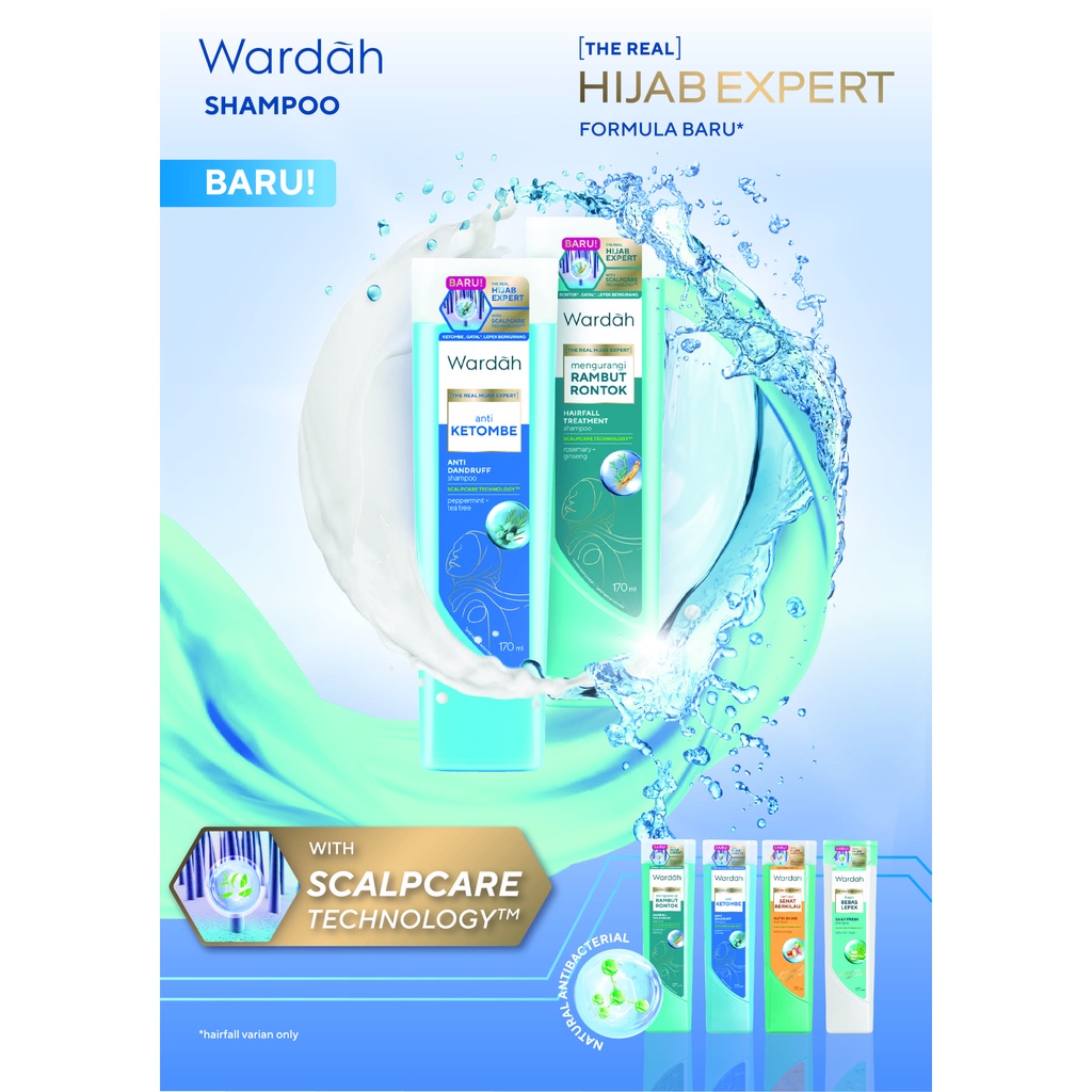 Jual Wardah Shampoo And Conditioner Daily Fresh Hair Fall Treatment Anti