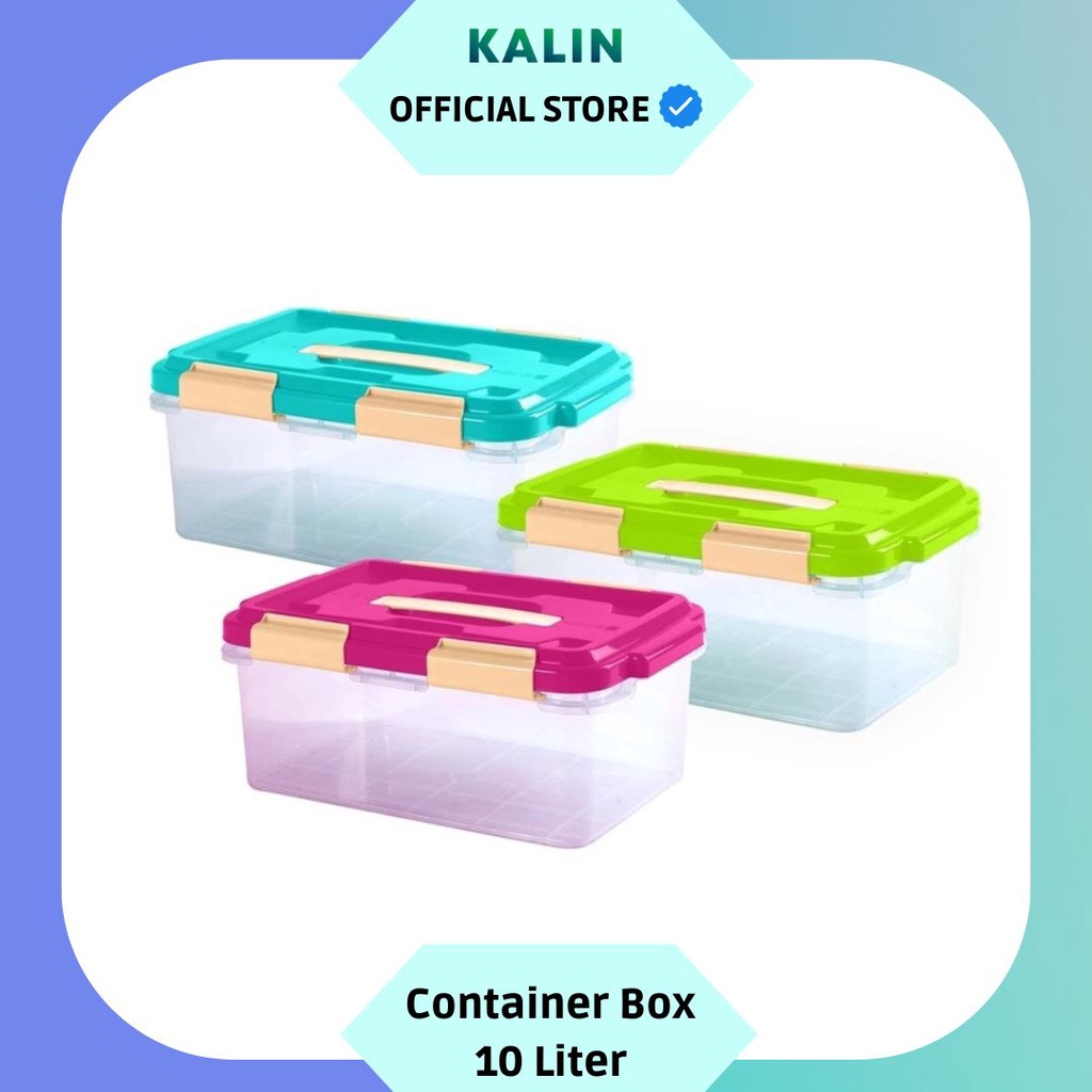 Jual BOX Kotak Container 10 Liter - Tempat Penyimpanan Serbaguna Barang ...
