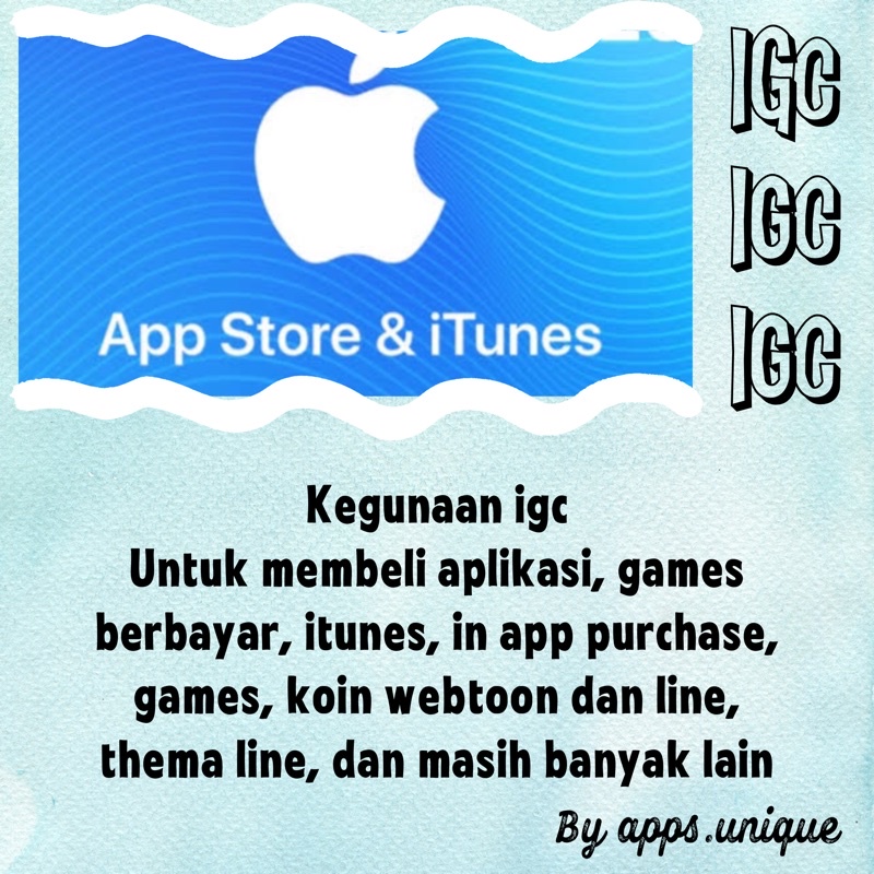Jual IGC REEDEM CODE | Shopee Indonesia