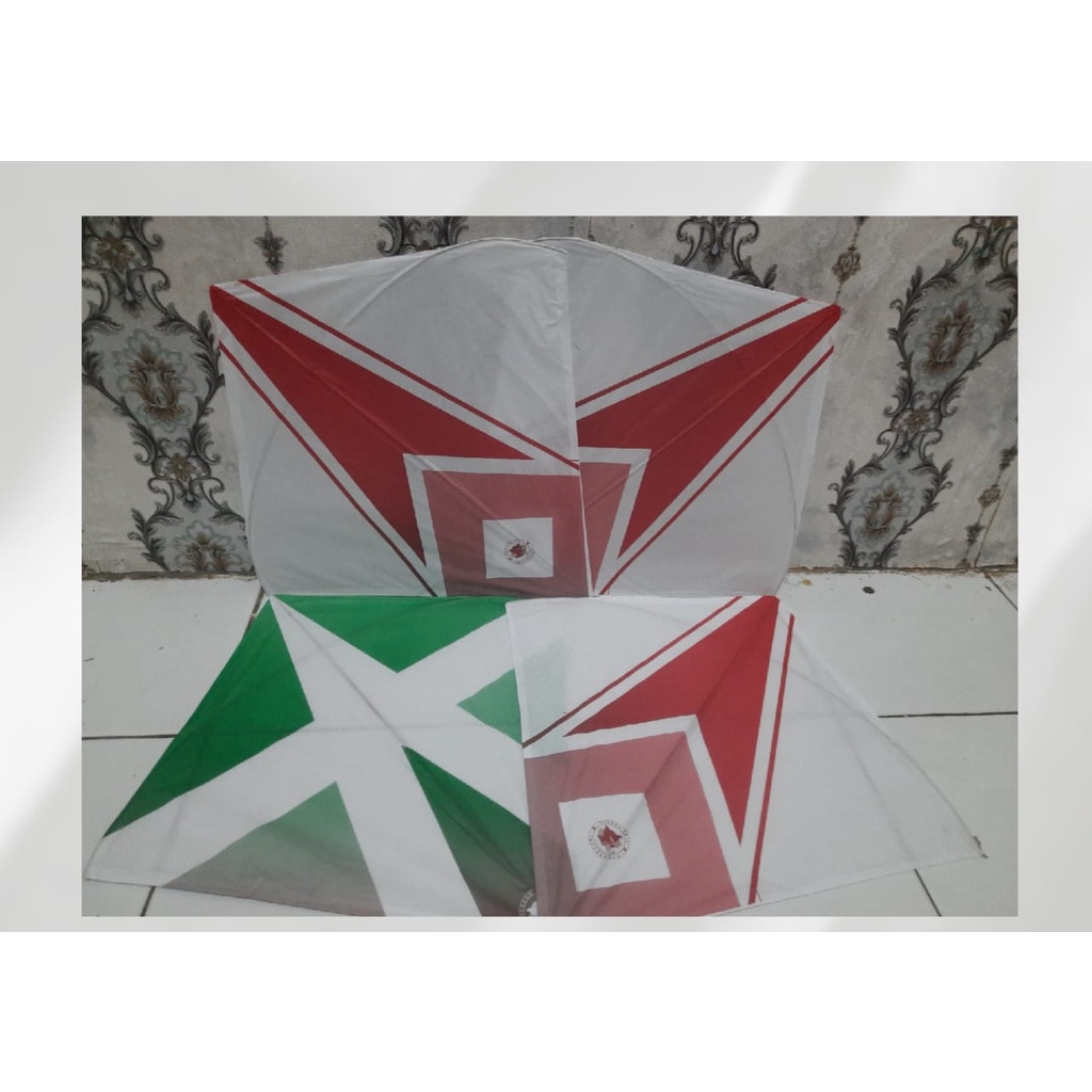 Jual Layangan Sablon Cap Bunga Sukabumi isi 100pcs | Shopee Indonesia