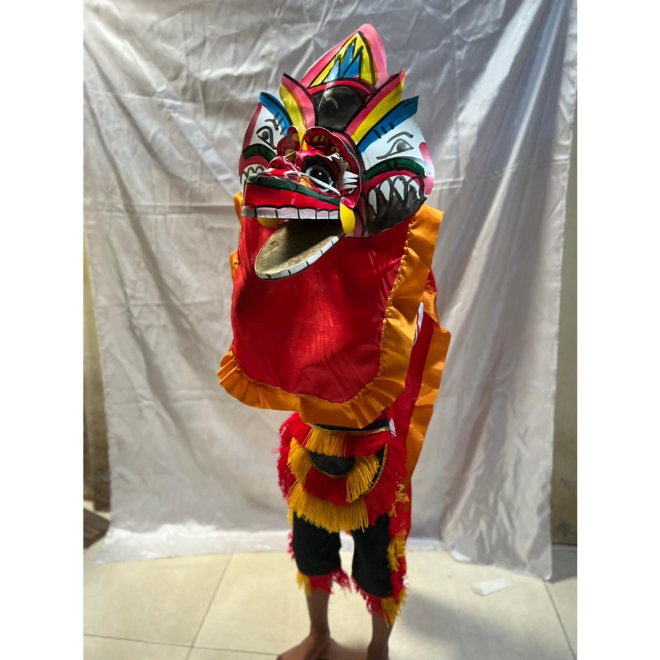 Jual Stelan Baju reog full embong + barongan Caplokan spon mainan anak ...