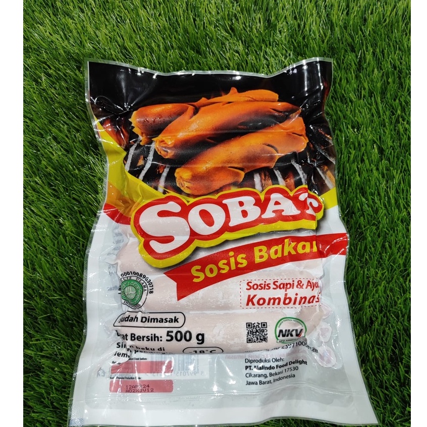 Jual Sobat sosis bakar Ayam 500 gram isi 7 dan 12 | Shopee Indonesia