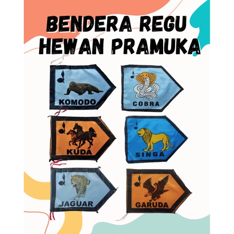 Jual BENDERA REGU HEWAN PRAMUKA/Bendera regu pramuka laki2 | Shopee ...