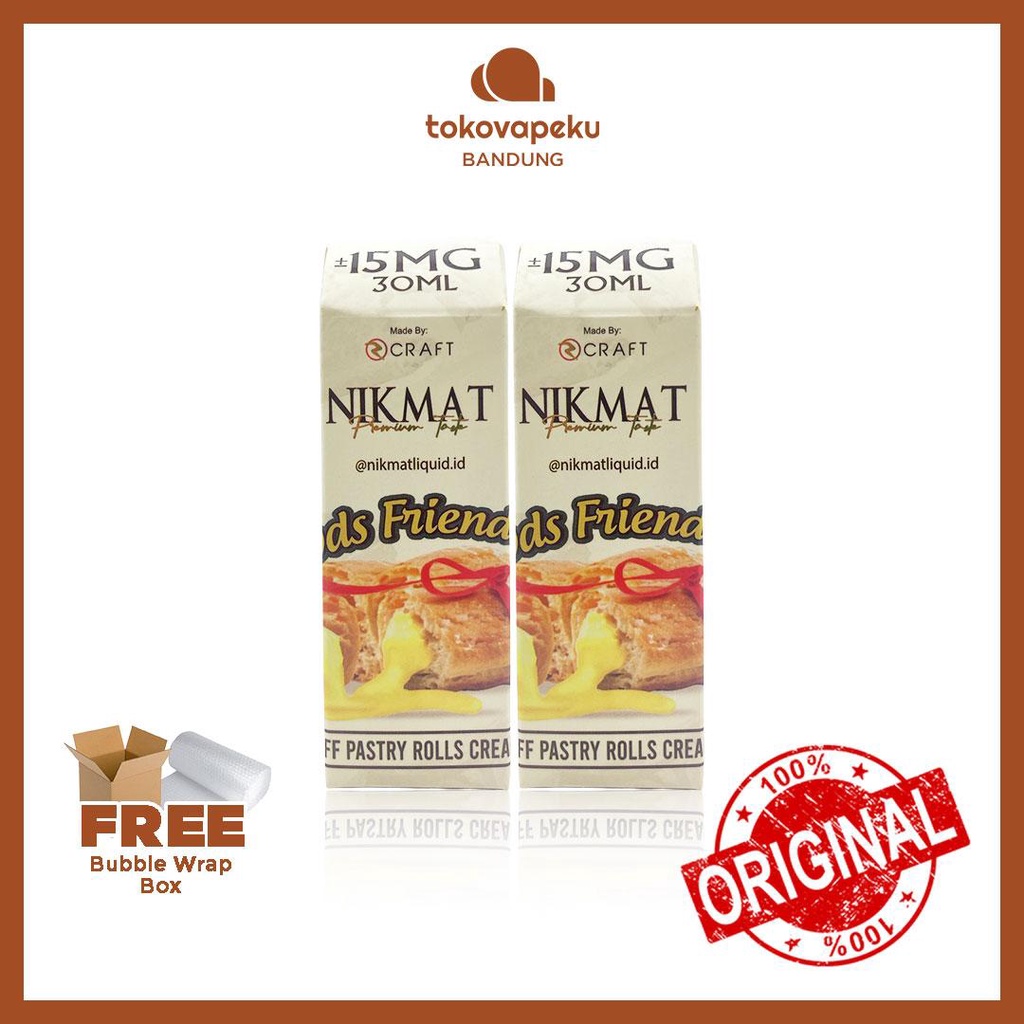Jual NIKMAT PUFF PASTRY PODS FRIENDLY 15MG NIKMAT 30ML ORIGINAL by ...