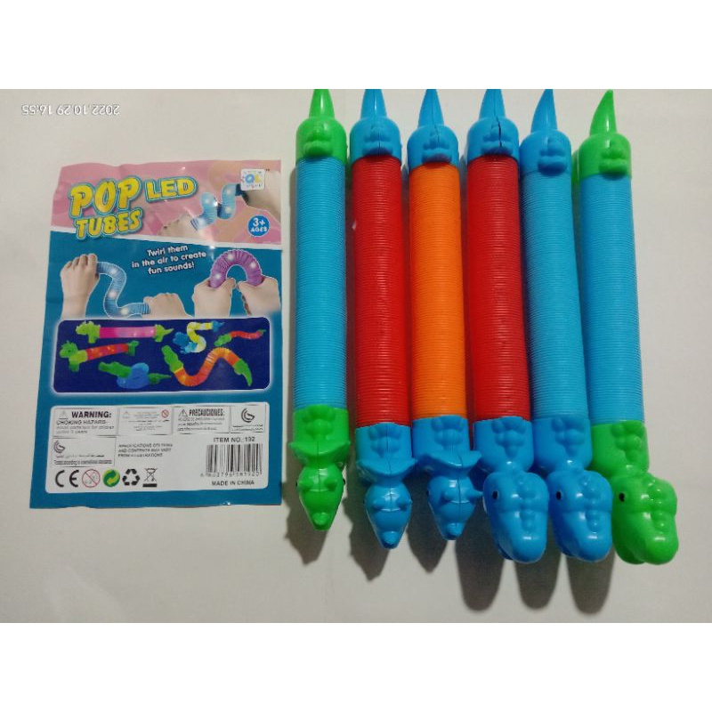 Jual Pop Led Pop Tubes Led Pop Pipes Light Mainan Viral Pipa Nyala Ada ...