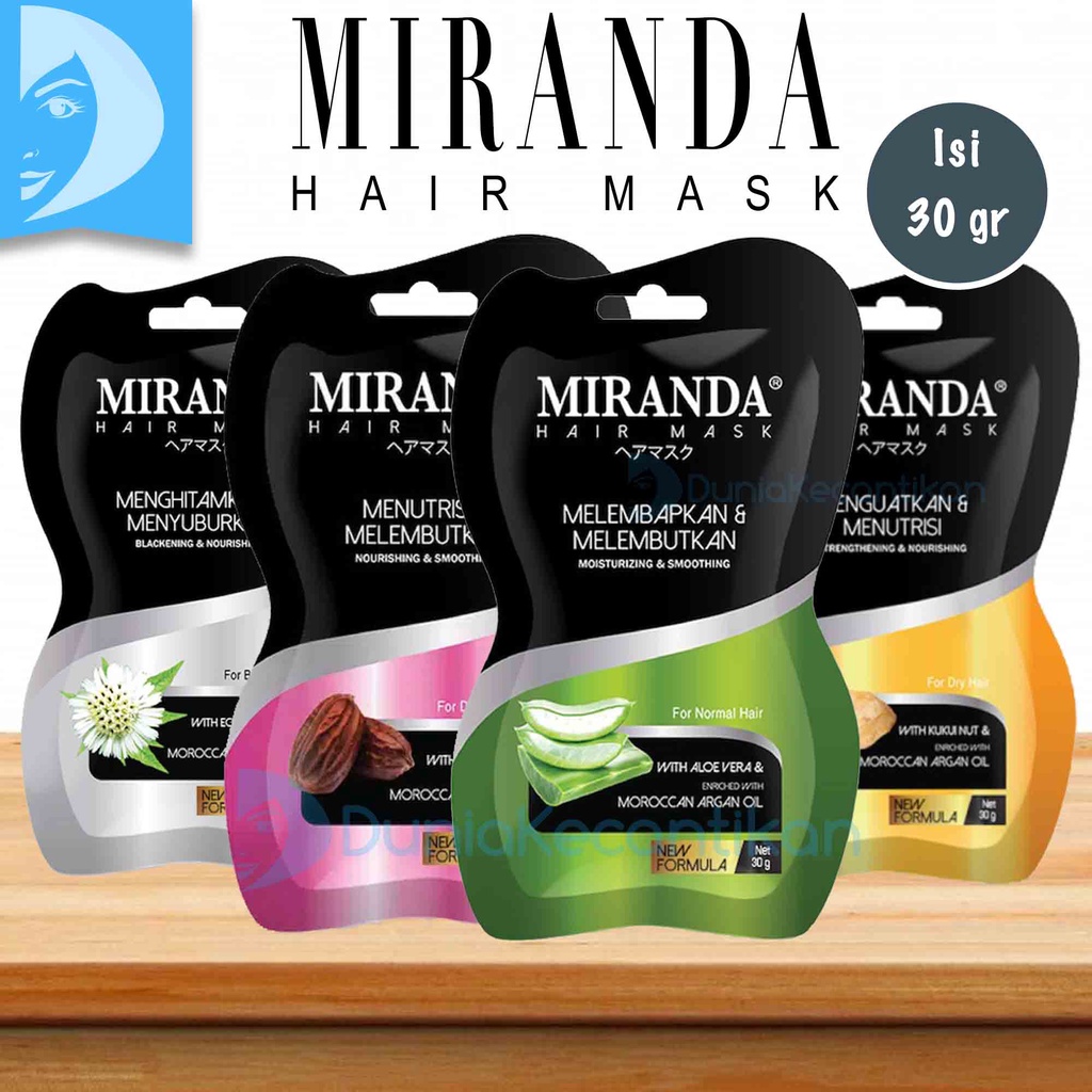 Jual Miranda Hair Mask Masker Rambut Hair Treatment Perawatan Rambut ...