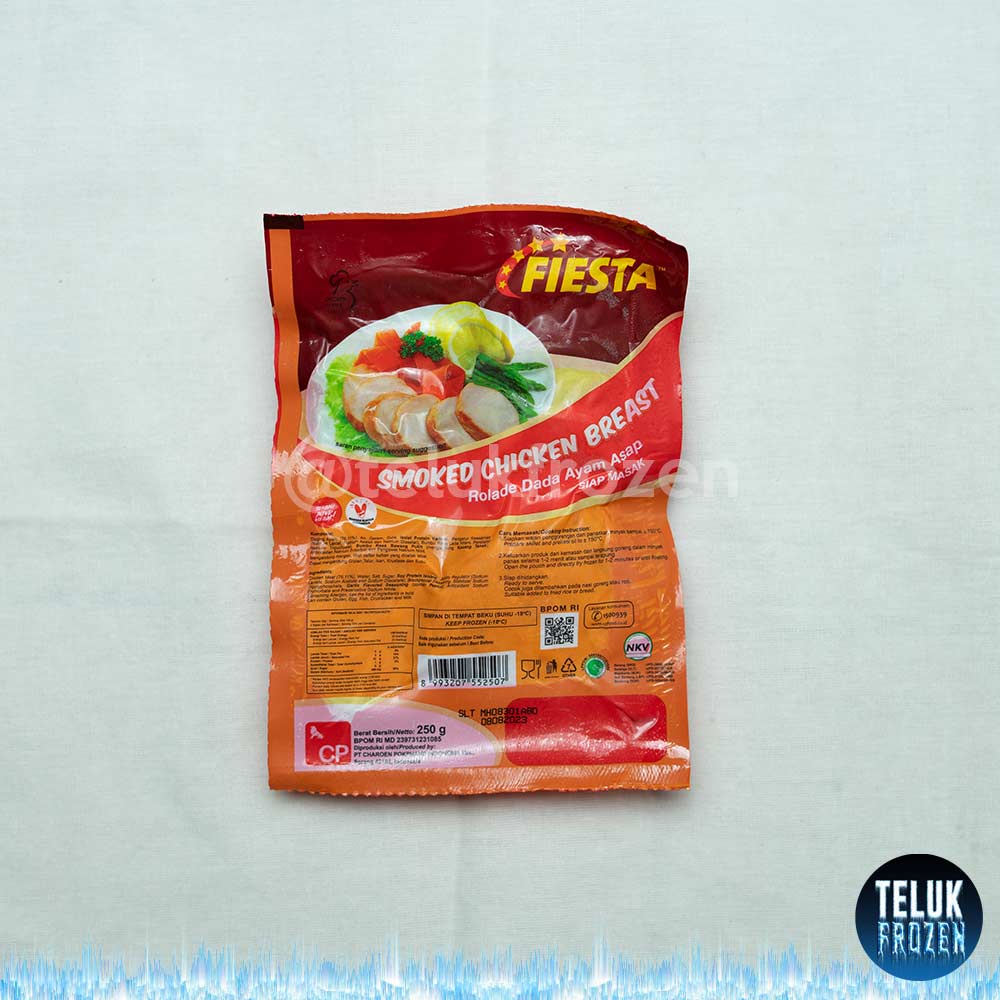 Jual fiesta smoked chicken breast 250gr scb 250 g gram dada ayam asap ...