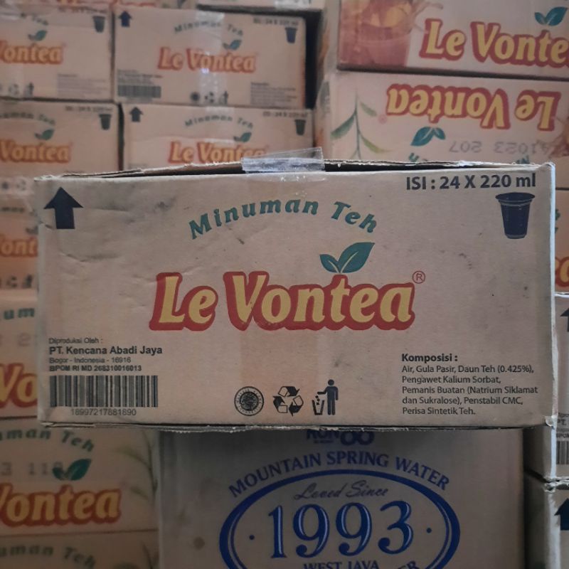Jual LE VONTEA 220ML 1 DUS ISI 24 CUP | Shopee Indonesia