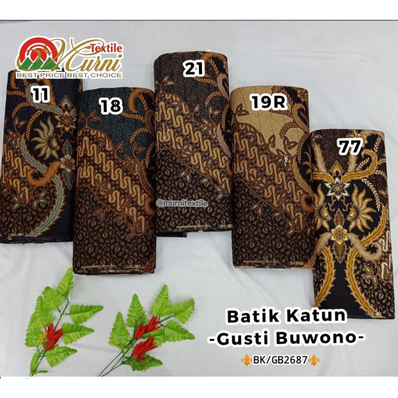 Jual BATIK KATUN GUSTI BUWONO "GB/2687" | Shopee Indonesia