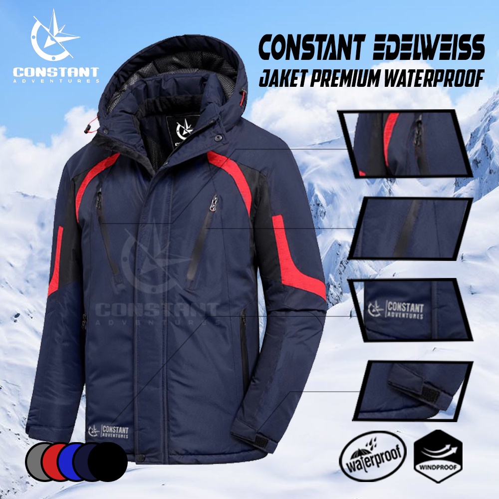 Jual Constant Jaket Parasut Pria Jaket Outdoor Waterproof Musim Dingin ...