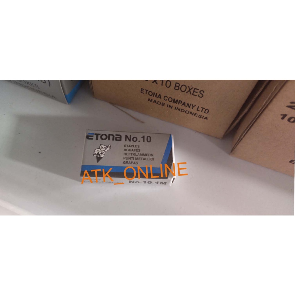 Jual ISI STAPLES ETONA NO 10 ORIGINAL | Shopee Indonesia