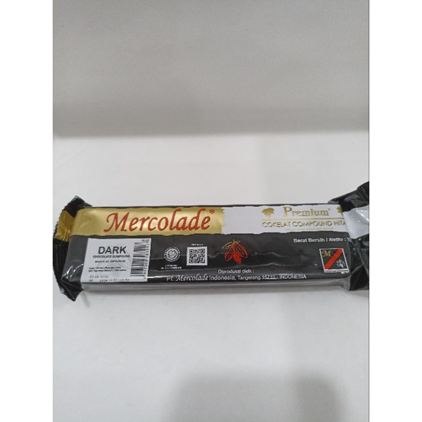 Jual mercolade dark chocolate compound 150 gr | Shopee Indonesia