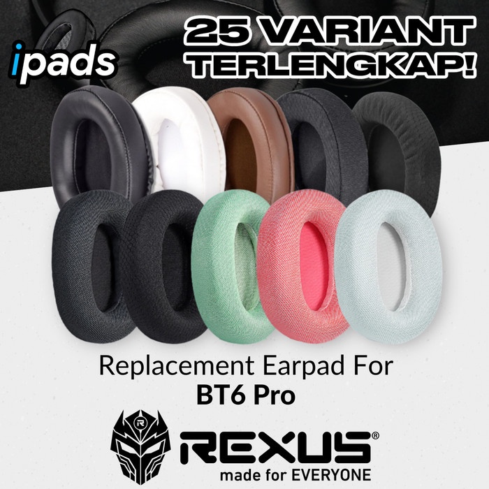 Jual Earcup Earpad Ear Cushion Rexus BT6 Pro BT 6 BT-6 Bantalan Pad Foam | Shopee Indonesia