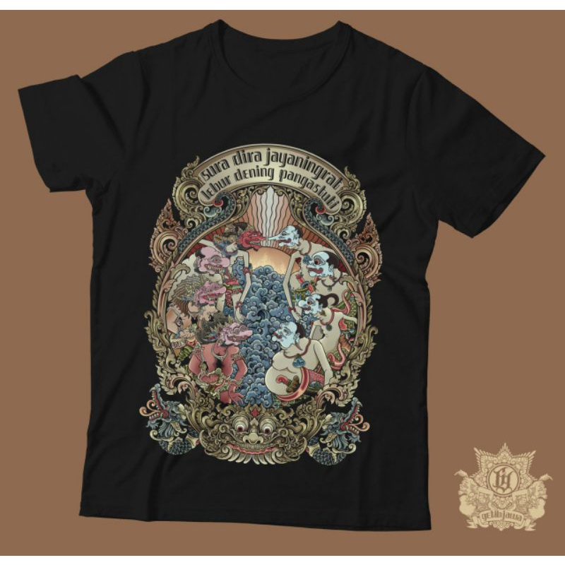 Jual Getihjawa | Kaos Wayang Jawa Sura Dira Jayaningrat Lebur Dening ...