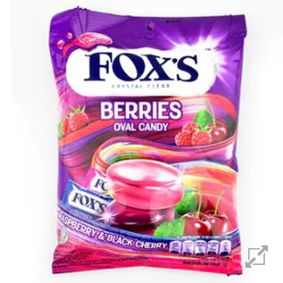 Jual Permen Fox'S Berries Oval Flowrap 125Gr candy fox isi +- 50 butir ...