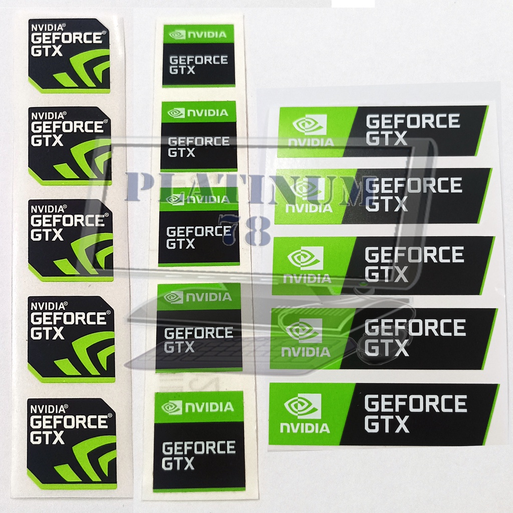 Jual Sticker Stiker Logo nvidia GTX Original | Shopee Indonesia