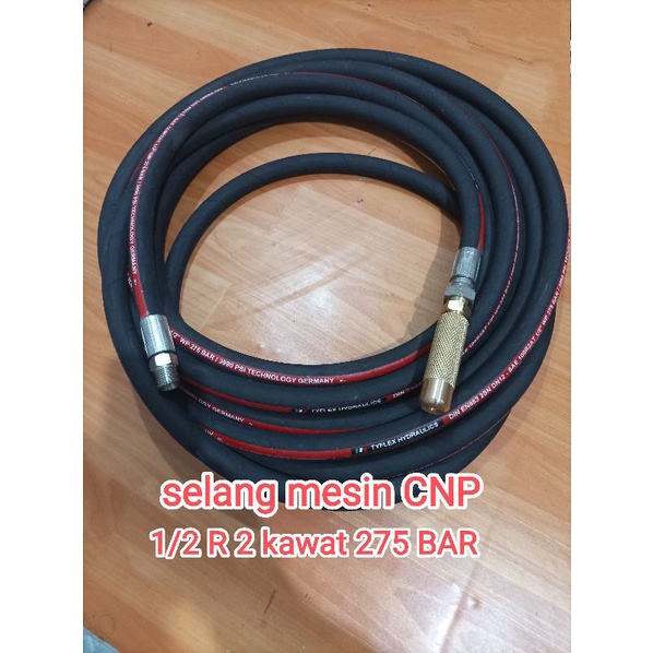Jual selang steam mesin CNP 1/2 R2 kwat panjang 10 meter 275 BAR ...