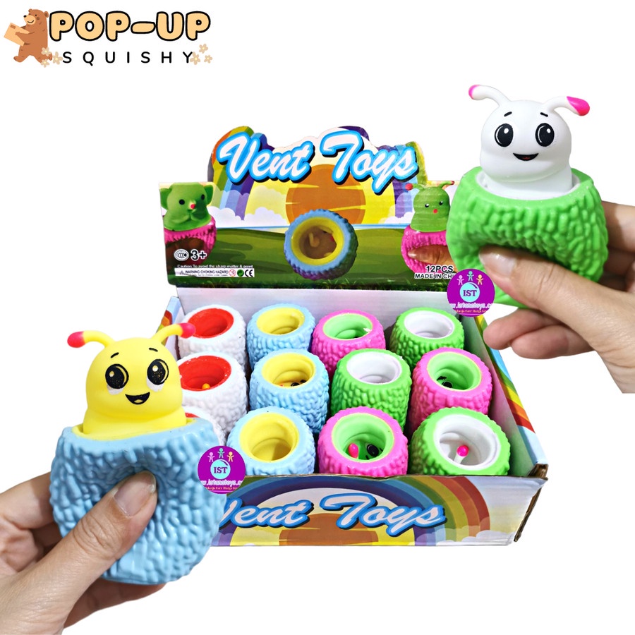 Jual Mainan Squishy Pop up Ulat / squishy Anti stress Ulat | Shopee ...