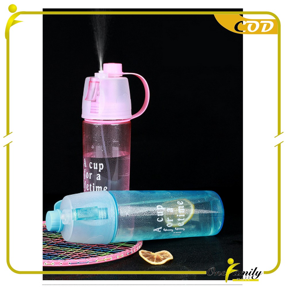 Jual ONE-C730 Botol Minum Semprot 600ML Tumbler Minum Sport Spray Water ...