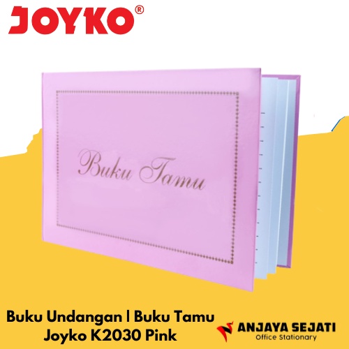 Jual Buku Tamu JK K-2030 Pink | Buku Tamu | Buku Acara | Satuan | Shopee Indonesia