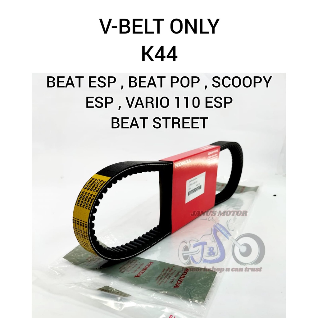 Jual V-BELT ONLY BEAT ESP SCOOPY VARIO 110 ESP BEAT STREET SPORTY POP ...