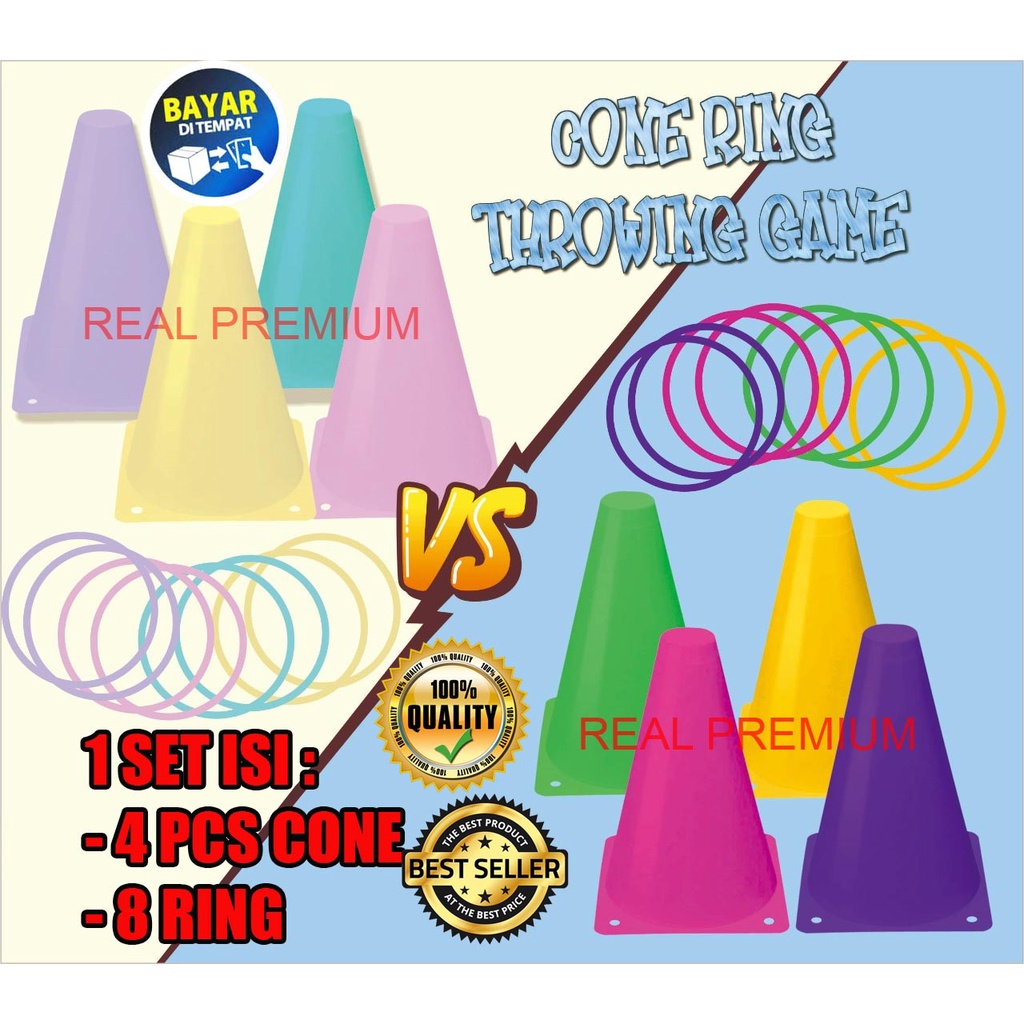 Jual CONE KERUCUT PLUS RING YG 25 / CONE KERUCUT LATIHAN OLAHRAGA /CONE ...