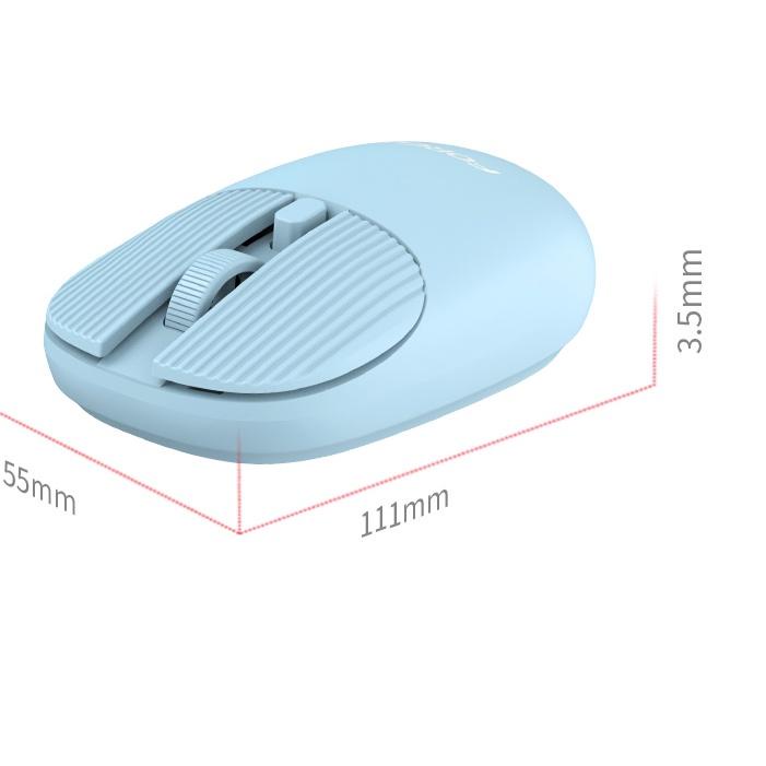 Jual Model Baru Bepop Mouse Bluetooth Wireless Mice Silent Click Double ...