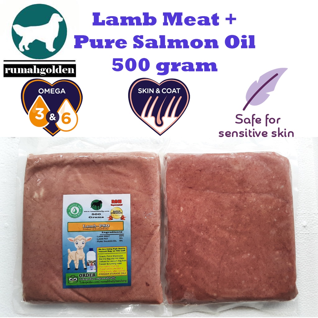 Jual Pure Lamb & PSO 500gr / Dog Raw Food Makanan Anjing Kucing ...
