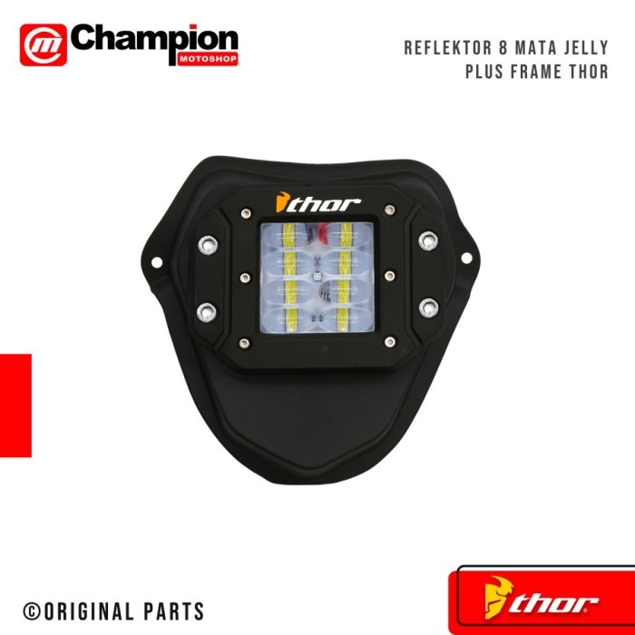 Jual Lampu Reflektor LED 8 Mata Jelly Plus Frame KTM 250 Thor | Shopee ...