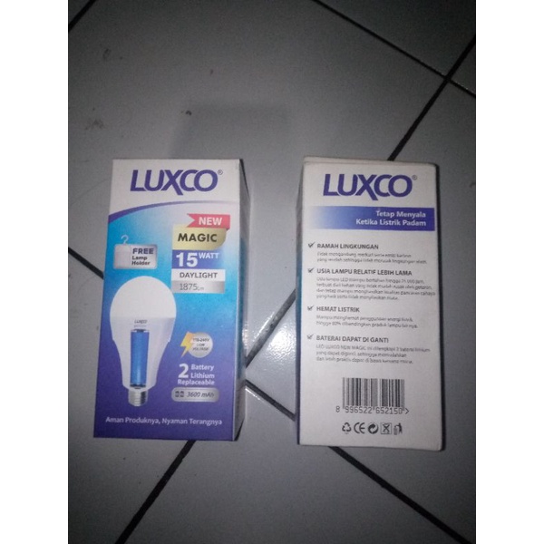 Jual LAMPU LED EMERGENCY (LUXCO) | Shopee Indonesia Jual LAMPU LED EMERGENCY (LUXCO) | Shopee Indonesia