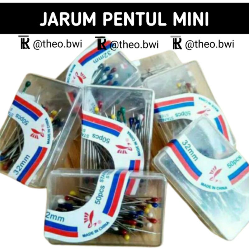 Jual Jarum pentul mini, jarum pentul hijab | Theo R | Shopee Indonesia