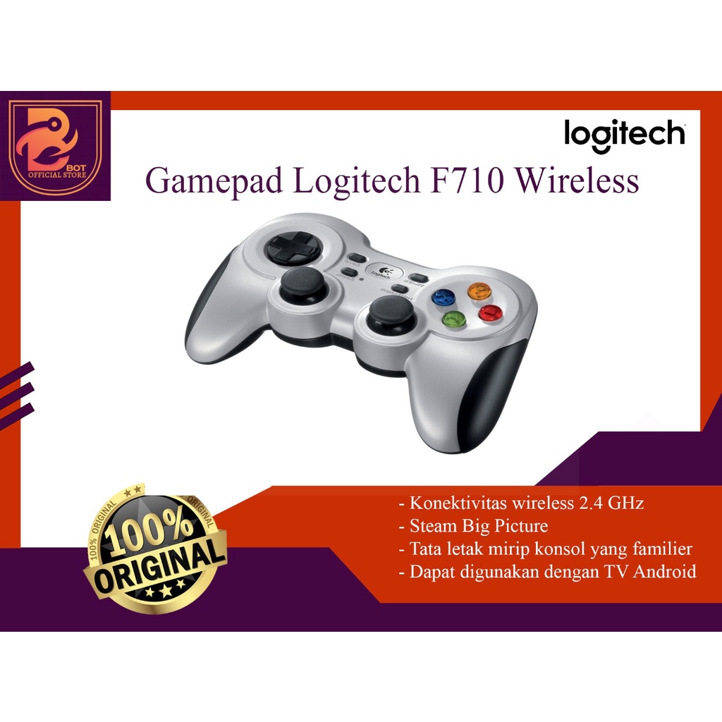 Jual Logitech F710 Gamepad Wireless untuk PC dan Android TV Original ...