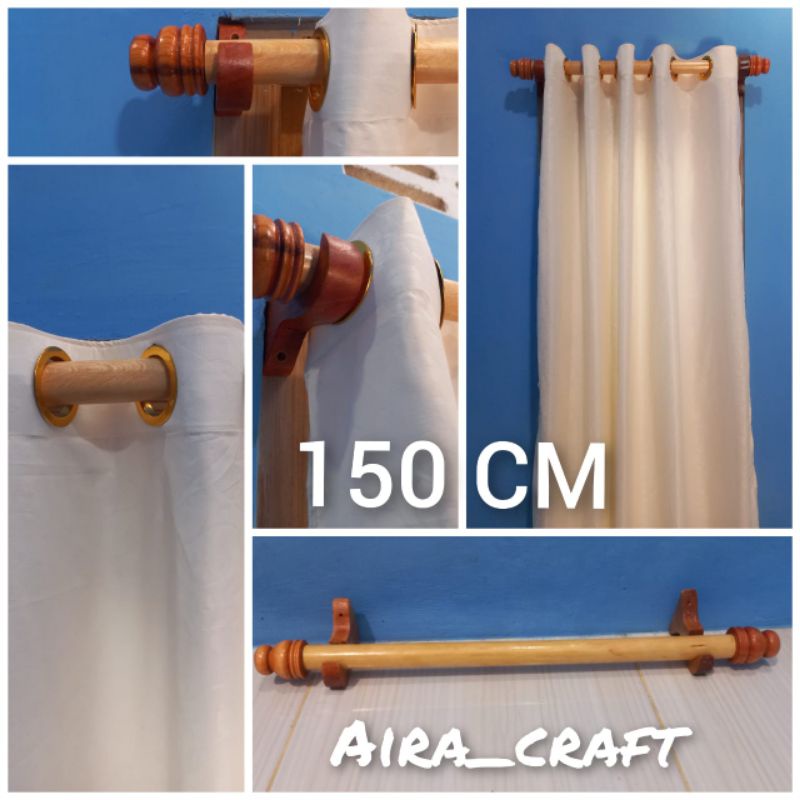 Jual REEL GORDEN DARI KAYU RELL KORDEN REL GORDYN ROLLET GORDEN 150CM ...