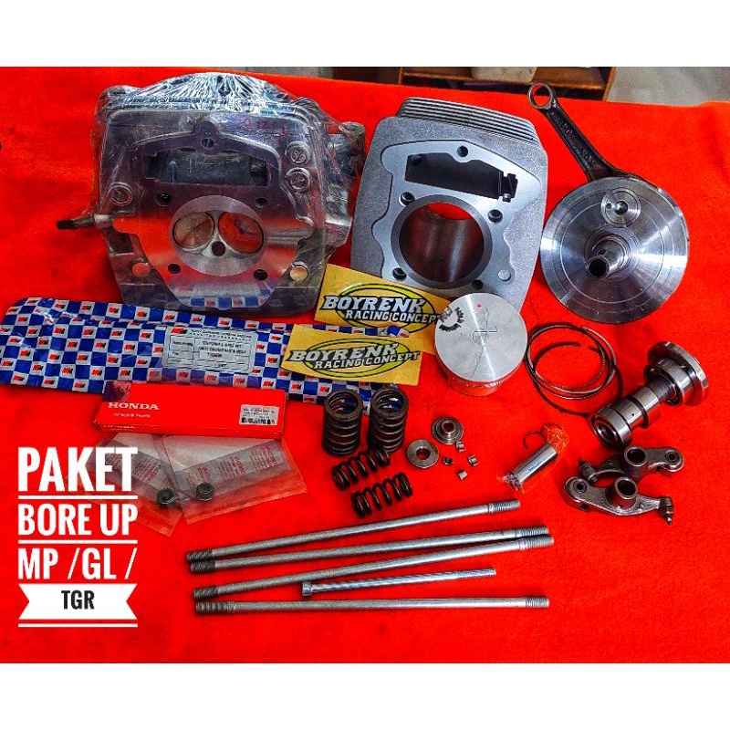 Jual PAKET BORE UP PNP GL/MP/TIGER 250CC -BOYRENK RACING | Shopee Indonesia
