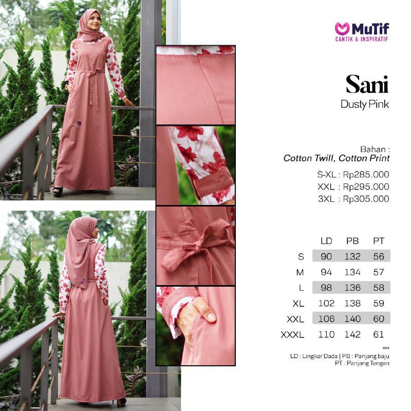 Jual GAMIS SANI By MUTIF | Shopee Indonesia