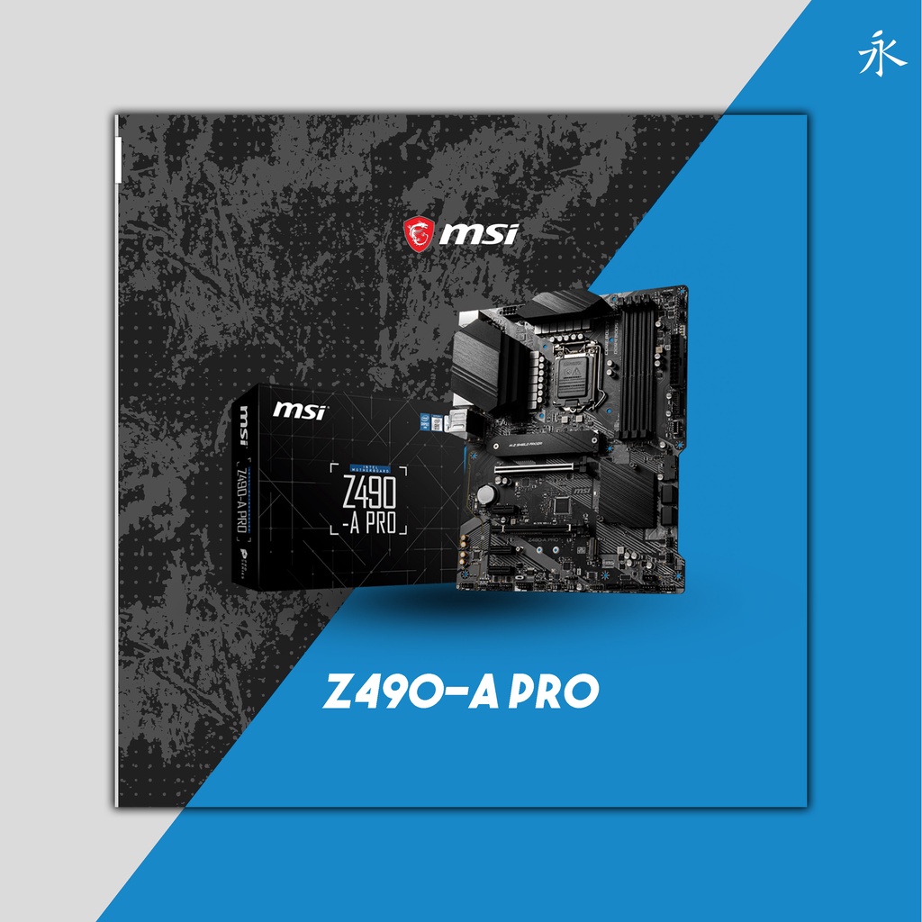 Jual MSI Z490-A PRO MSI [MOTHERBOARD][INTEL][1200] | Shopee Indonesia