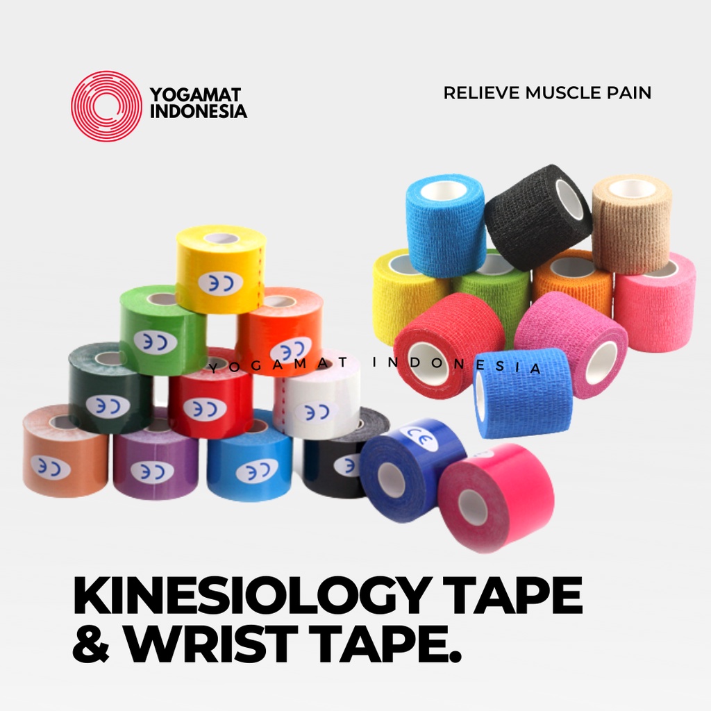 Jual Wrist Tape Kinesio Tape Finger Tape Kinesiology Tape Original Wristape Finger Plester Jari ...