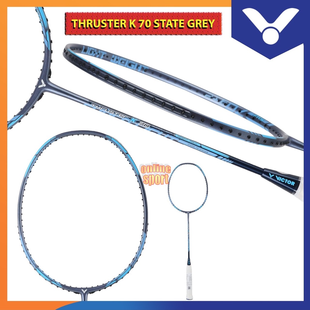 Jual VICTOR Thruster K 70 / TK 70 Raket Badminton (Original) | Shopee ...
