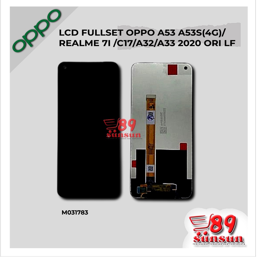Jual LCD FULLSET OPPO A53 2020/A73 5G/A32/ RM C17/RM 7i | Shopee Indonesia