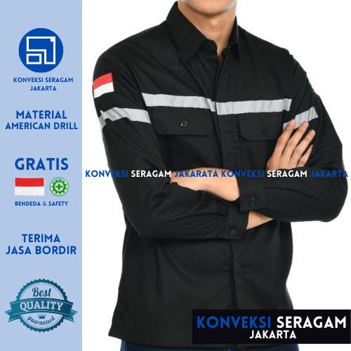Jual Wear Pack Baju Kemeja Seragam Kerja Wearpack Werpak Proyek Safety ...