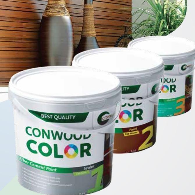 Jual CONWOOD COLOR PAINT DOFF 1 L PALISANDER | Shopee Indonesia