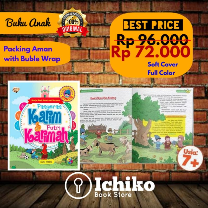 Jual Belajar Adab Sehari Hari Bersama Pangeran Karim dan Puteri Karimah / Gema Insani ORIGINAL ...